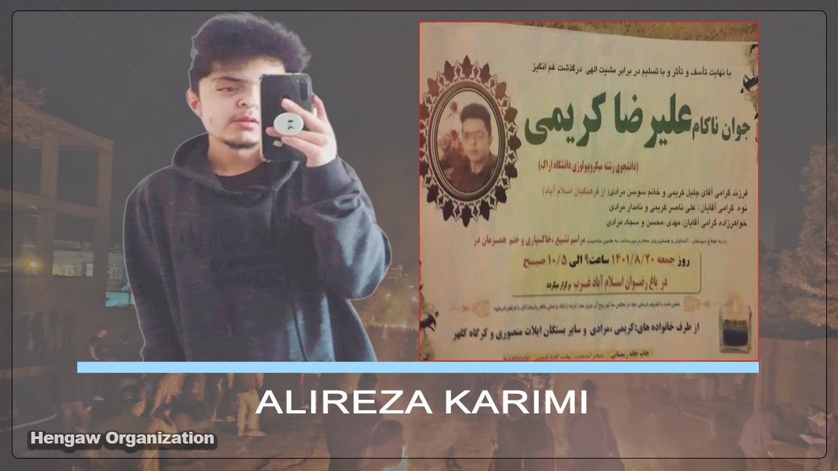 میلاد پورعیسی On Twitter از سه روز پیش که وب سایت Hengawo خبر کشته