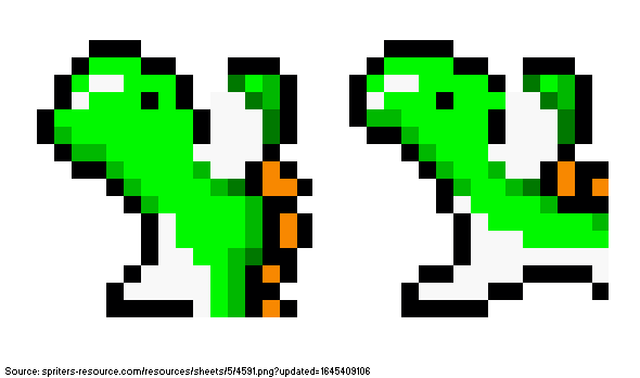 Baby Yoshi 8 Bit