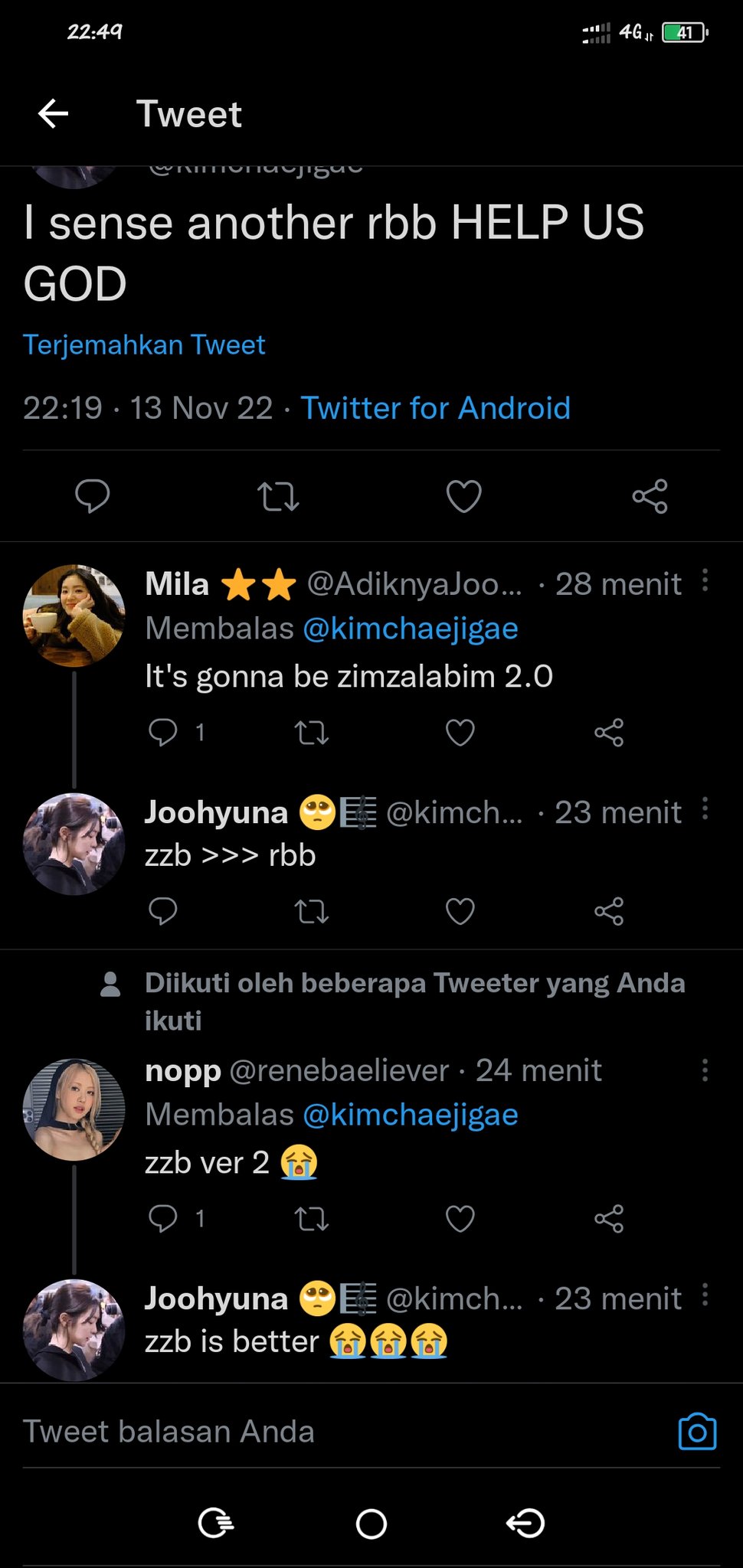 iz on Hiatus | 𝐁🕯️𝐫𝐭𝐡𝐝𝐚𝐲 🎧 on Twitter: "Not salty ya, emang RBB dan ZZB se aib itu kah? 💀 https ...
