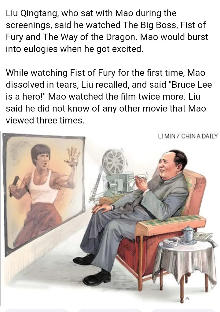 Rakesh Kumar on Twitter: "“Bruce Lee Is a Hero!’ Mao Zedong Said https ...