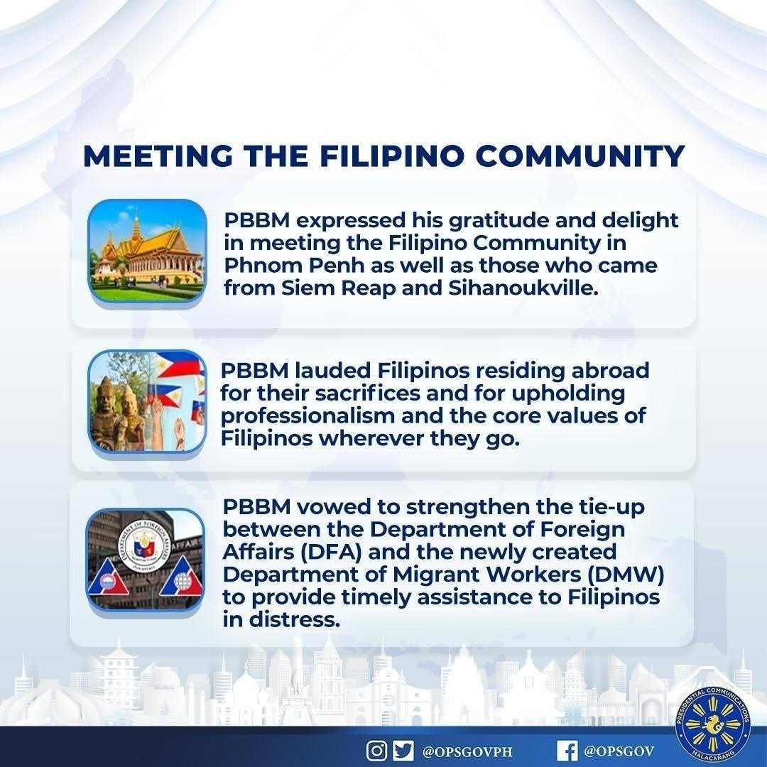 Office of the Press Secretary on Twitter: "Siniguro rin ng Pangulo na kumustahin ang Filipino ...