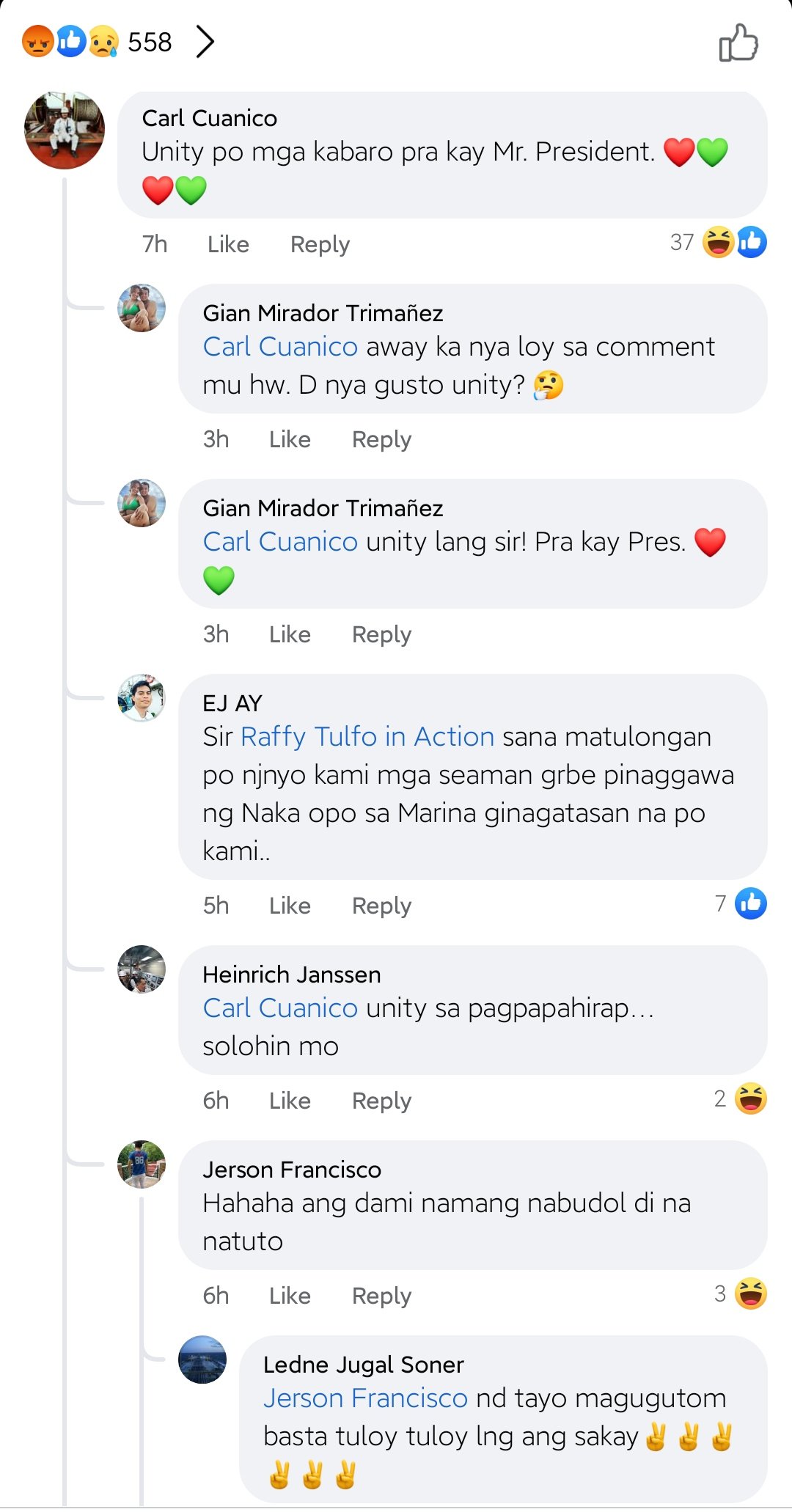 CHAKAPUSO on Twitter: "Oh mga aanga-angang seaman, BONGBONG pa more 😂 Ngayon niyo matitikman ang ...