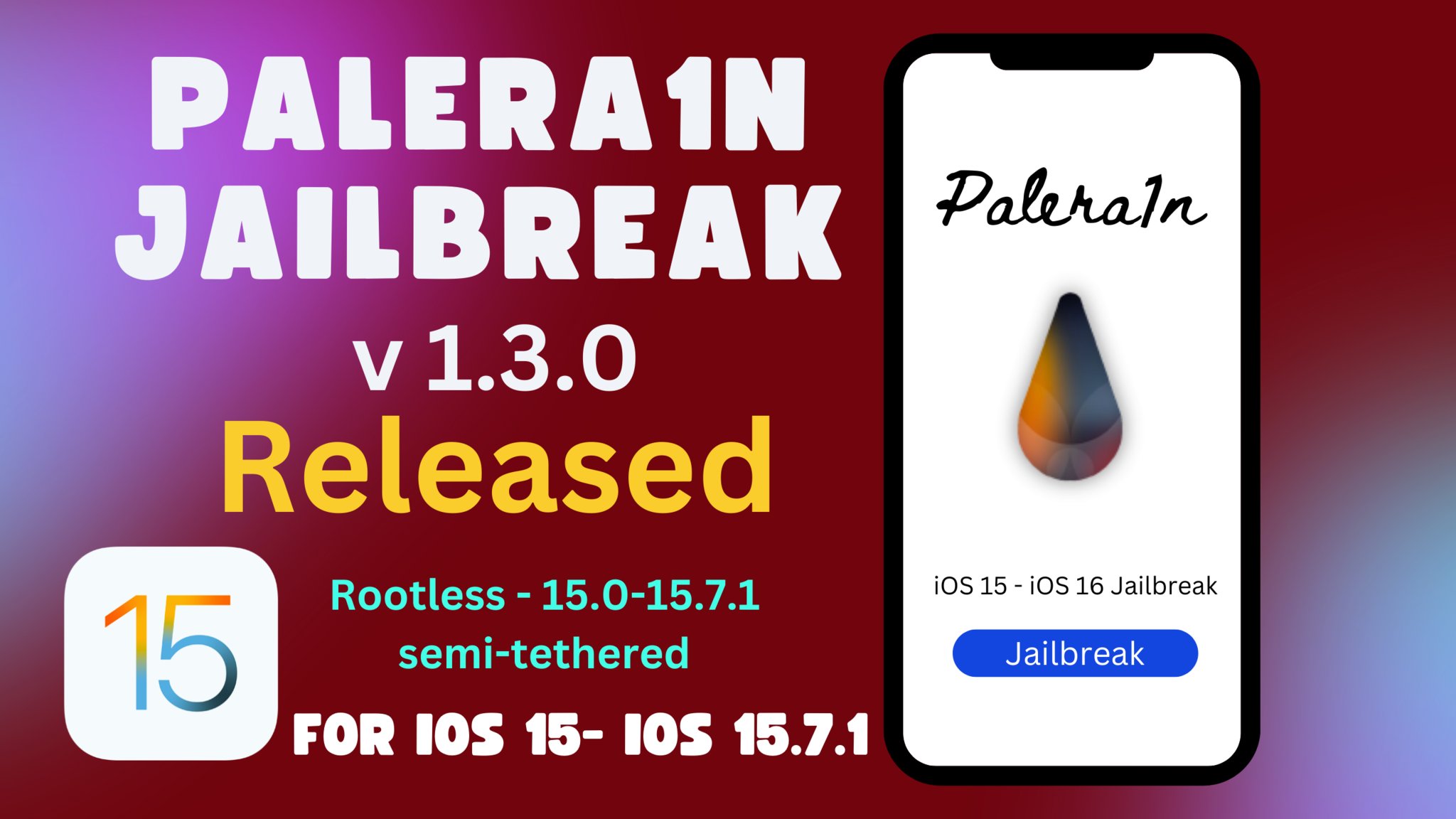 Zee iPA Library on Twitter: "🔥Palera1n Jailbreak v1.3.0 Released:🔥 Download Now - https://t.co ...