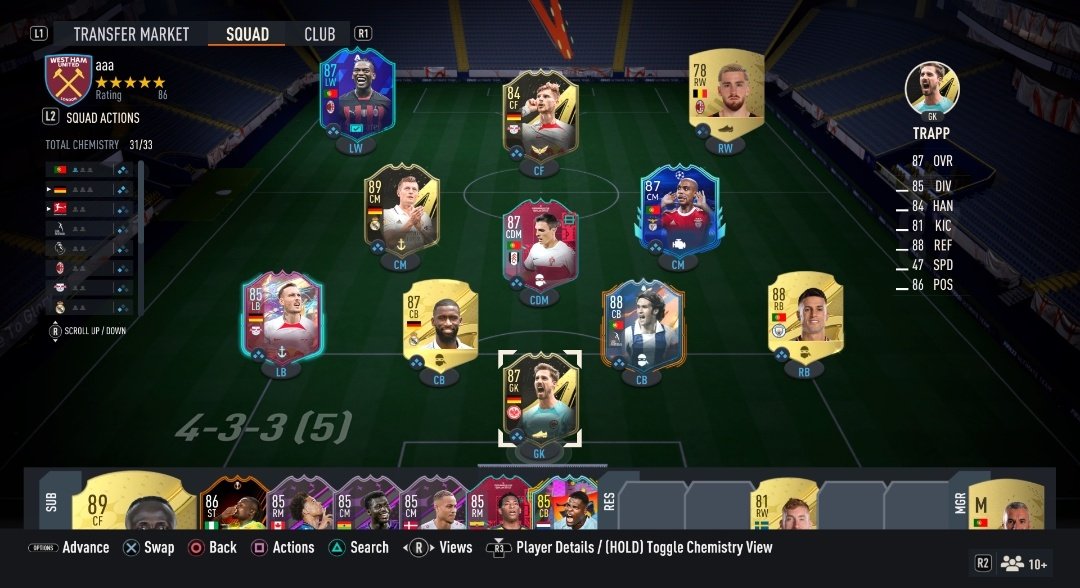Alex Ellison on Twitter: "@FutSheriff no. but who do I get RW who gets leao full chem other than ...