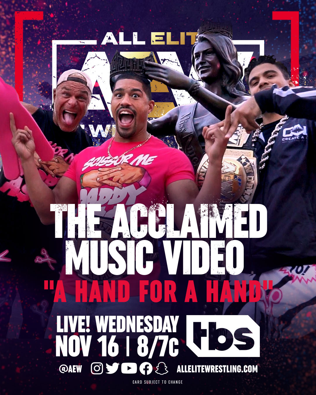 All Elite Wrestling on Twitter: "Wednesday on #AEWDynamite 8pm ET/7pm CT on @TBSNetwork # ...