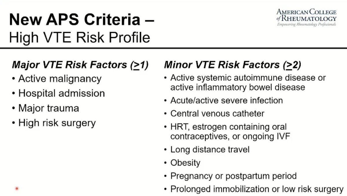 dreams glorified..... APS Classification criteria (DRAFT) now with ...