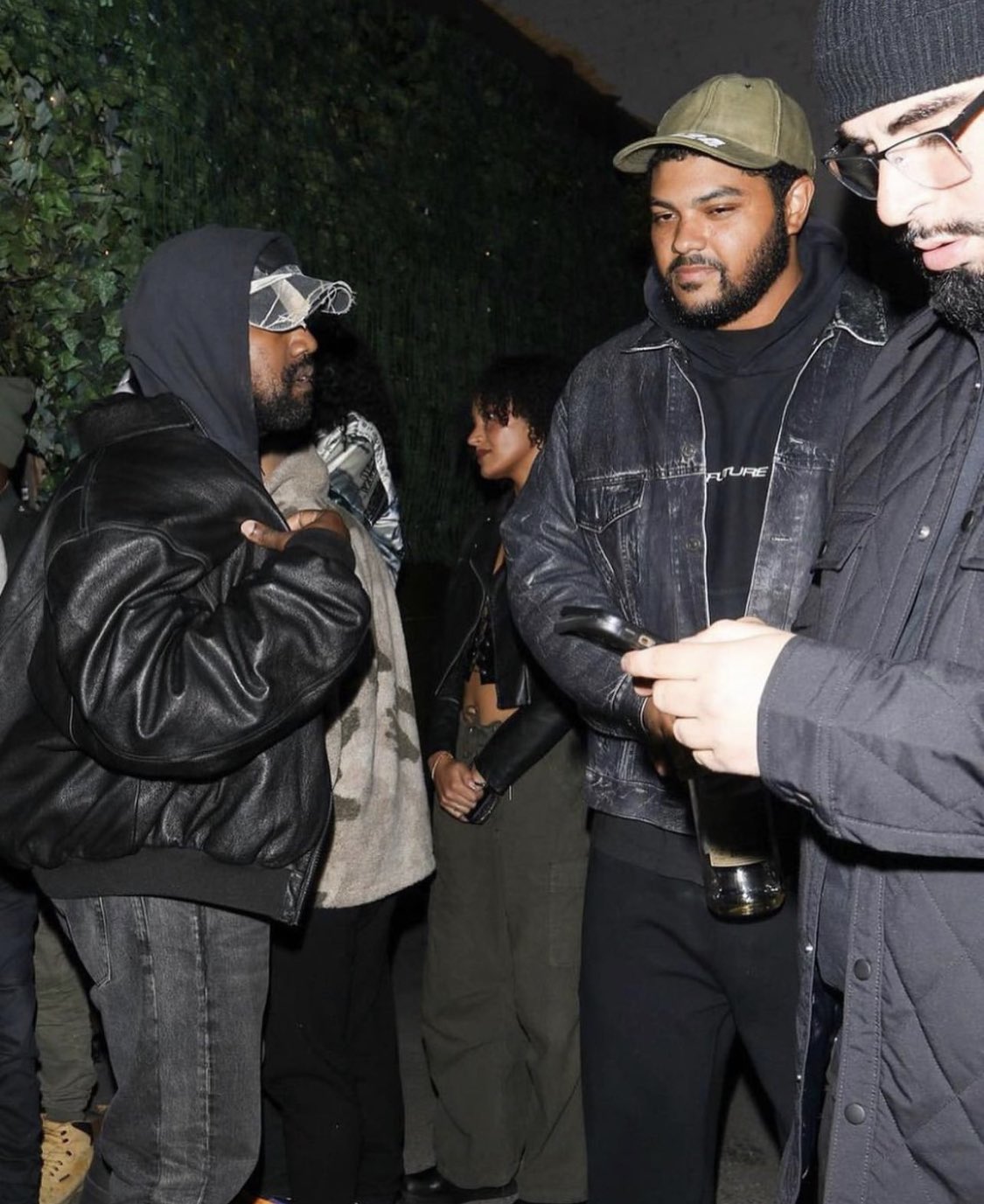 Ye muses and music fka Kanye West on Twitter: "more pics of Ye with Justin Laboy last night 🖤 ...