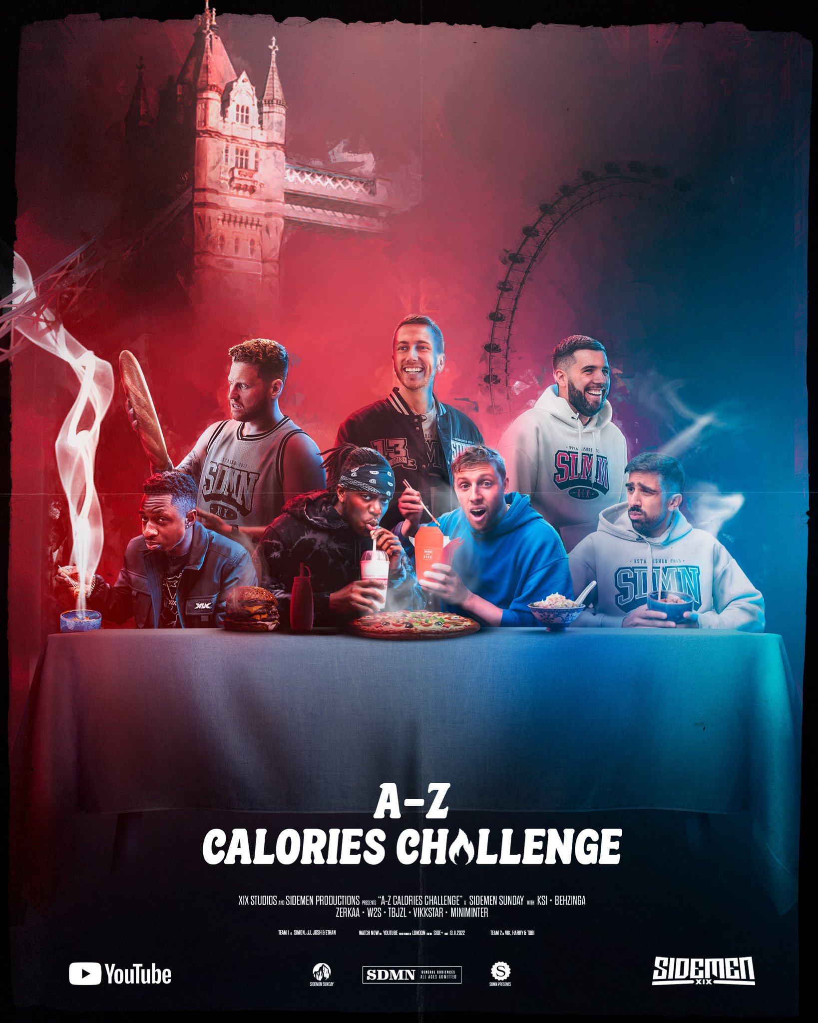 Sidemen on Twitter: "It’s time to eat…a lot https://t.co/8HVEpb5H5G" / Twitter