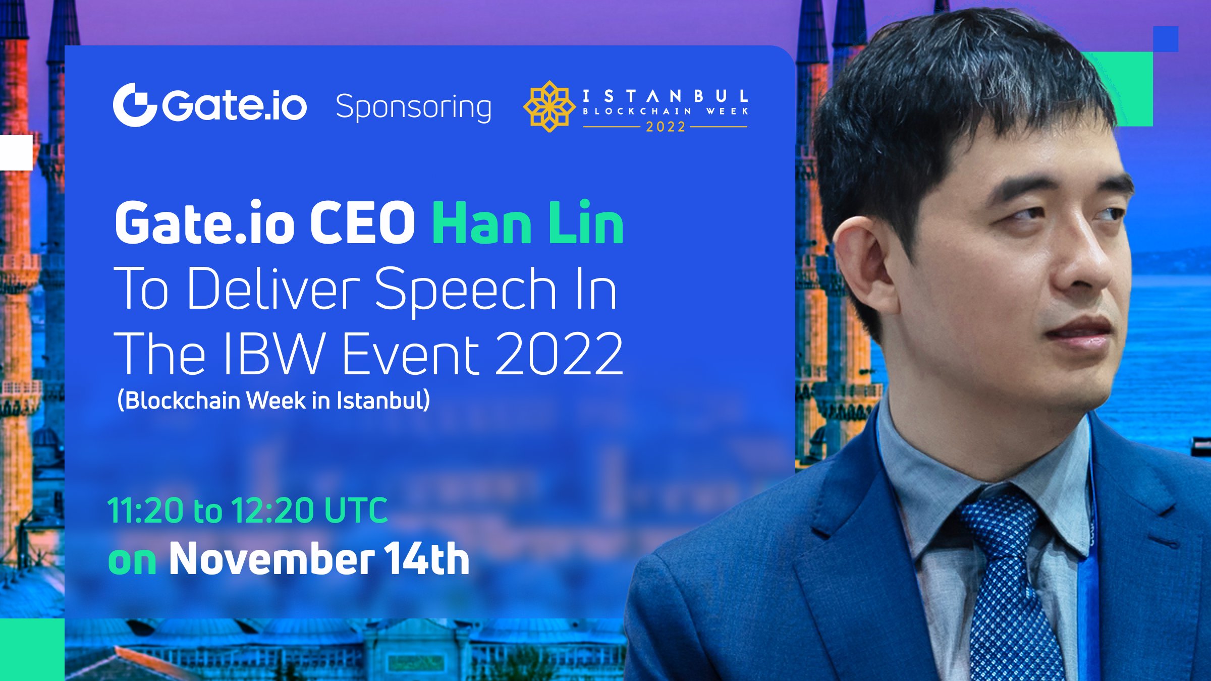 Gate.io on Twitter: "⌛️#IBW2022 Loading. . ! 📢https://t.co/w4QQ0B2sBC CEO & Founder, Dr. Han Lin ...