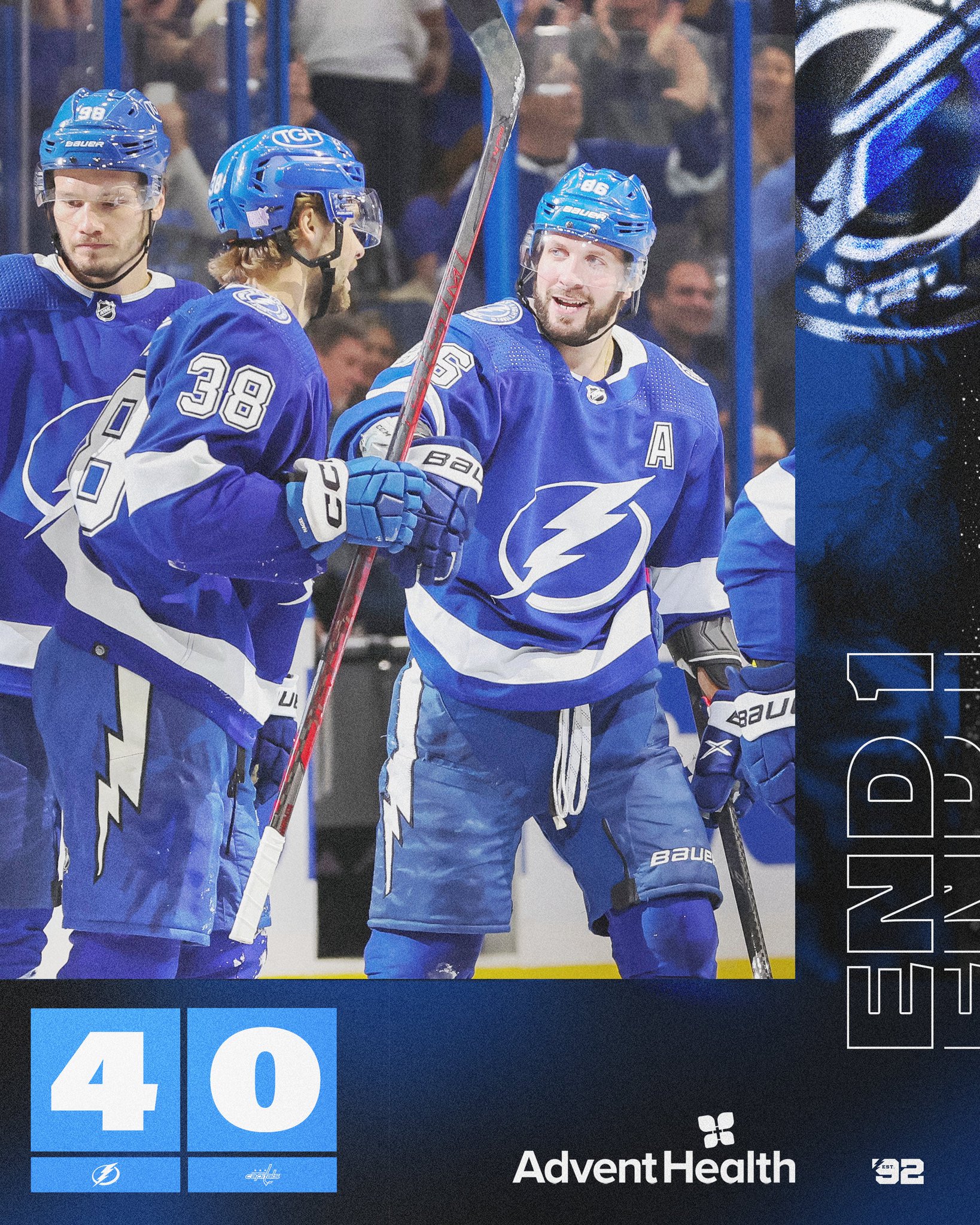 Tampa Bay Lightning on Twitter: "The boys came out HOT tonight! 🔥 #WSHvsTBL | #GoBolts https://t ...