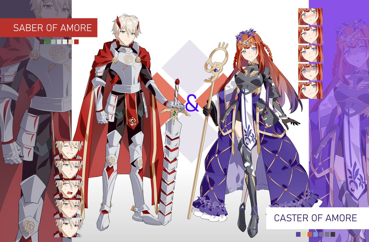 「Commission for D1001Tales - Saber of Amo」|grapeのイラスト