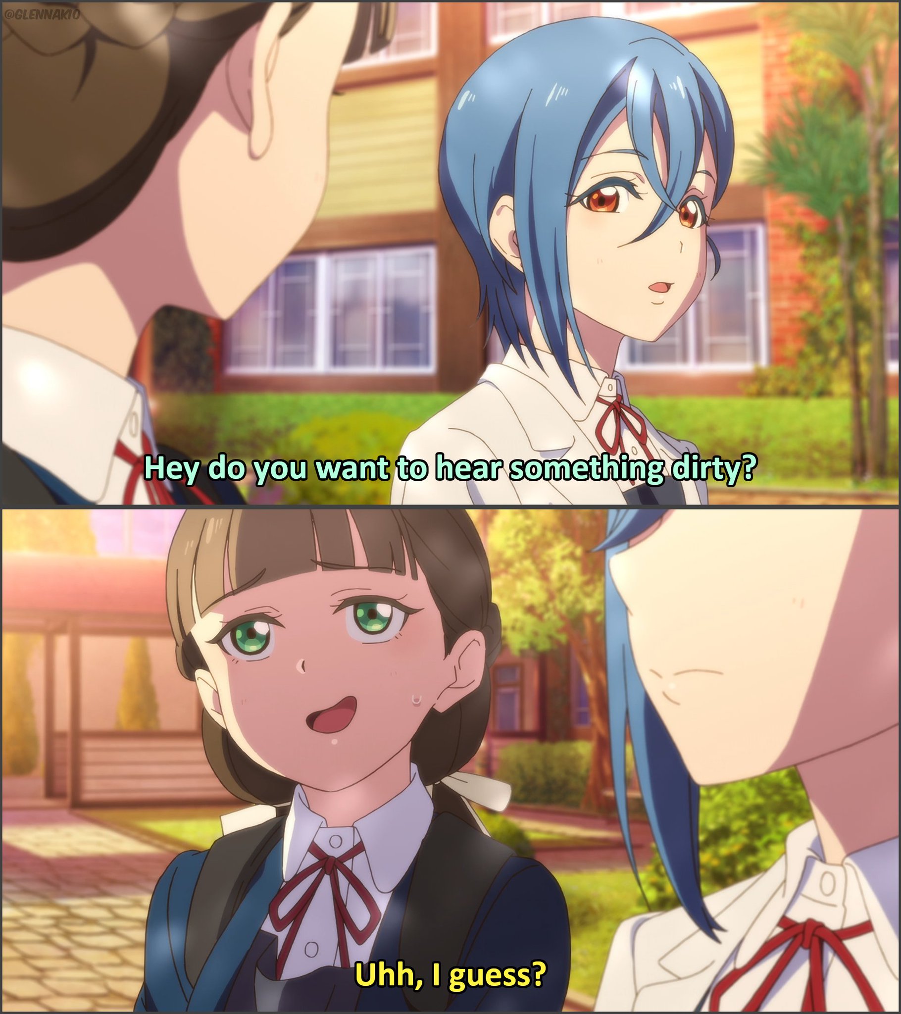 Akio💮 on Twitter: "That's one way to get someone's attention ( Incorrect Love Live! Part 234 ...