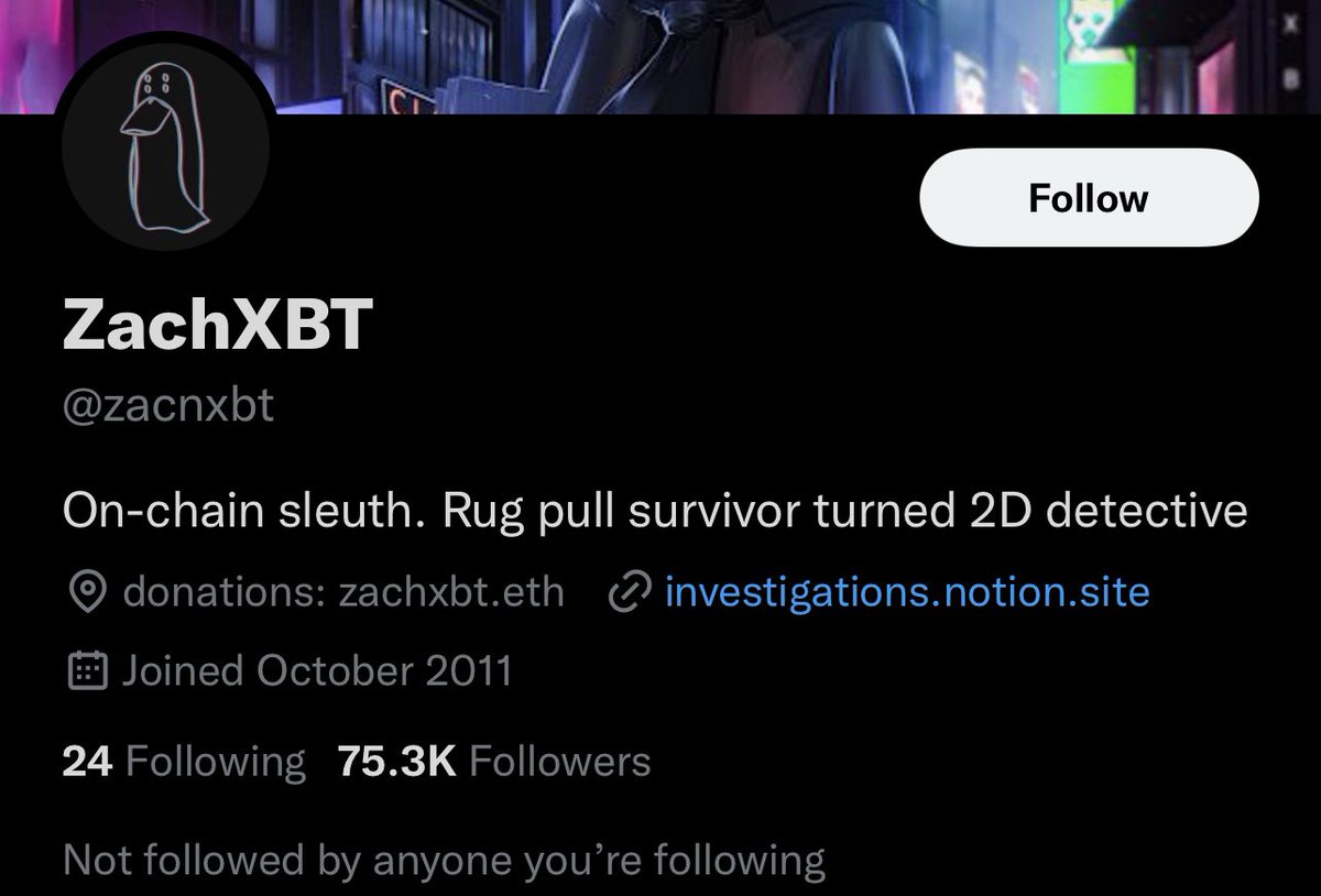 Rfdz Eth On Twitter Rt Zachxbt Please Improve The Speed At Which