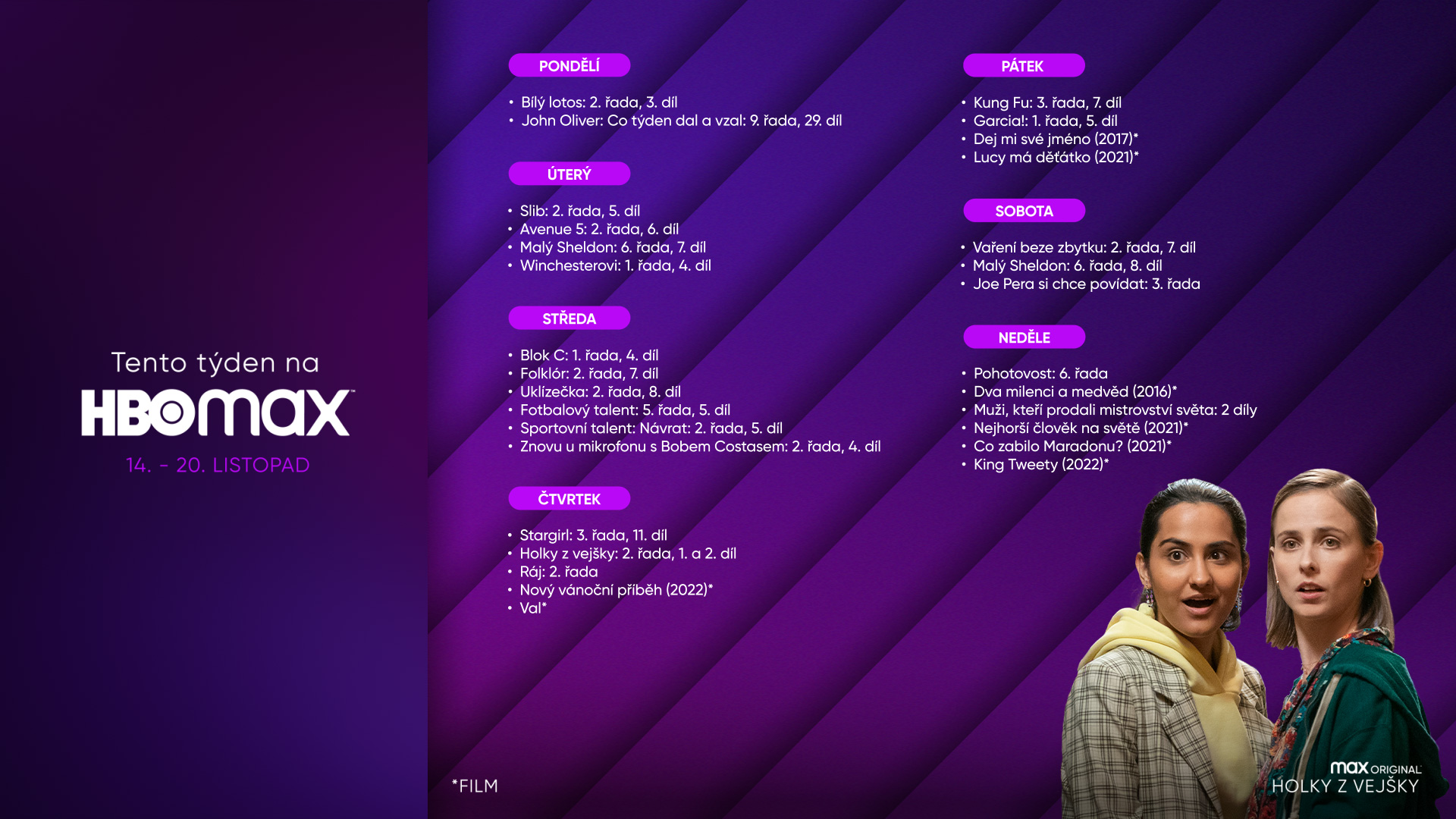 HBO Max Česko a Slovensko on Twitter: "Podívejte se, co vás čeká na https://t.co/lEyJgd5WN1 ...