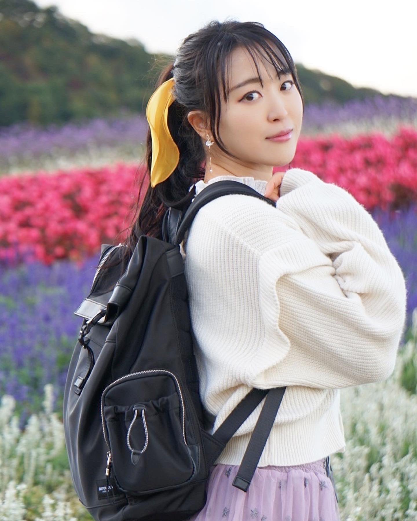 杏ちゃん🐰🍋11・12月の撮影📸募集中 On Twitter ガストンルーガさんのリュックで お花畑へ行ってきました♪😄 大容量のリュック