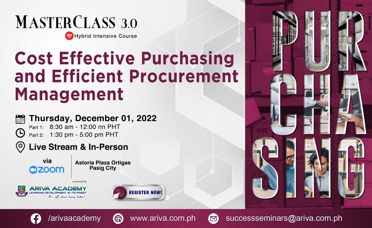 ARIVA Academy on Twitter: "Increase Your Company's Profitability by Improving Your Purchasing ...