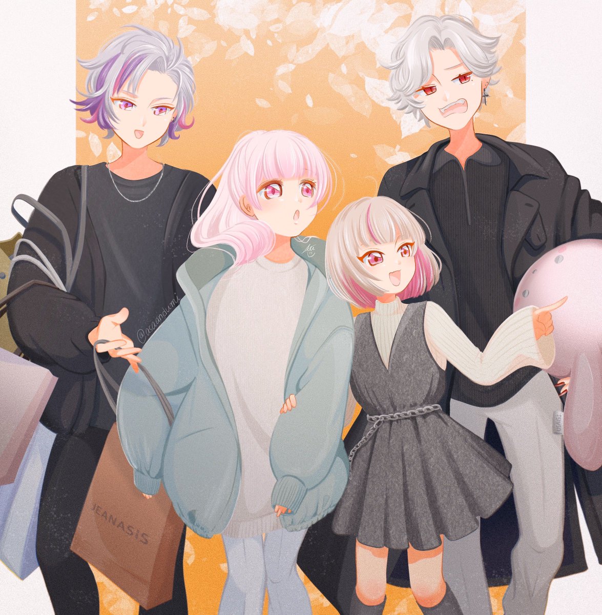 「おしゃれさん #絵スコート #KuzuArt #しいなーと #りりむとおえかき 」|朝と海のイラスト