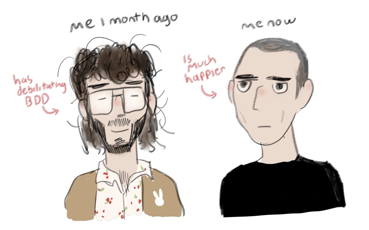 「i was very visually recognizable for a long time because of 」Colinの漫画