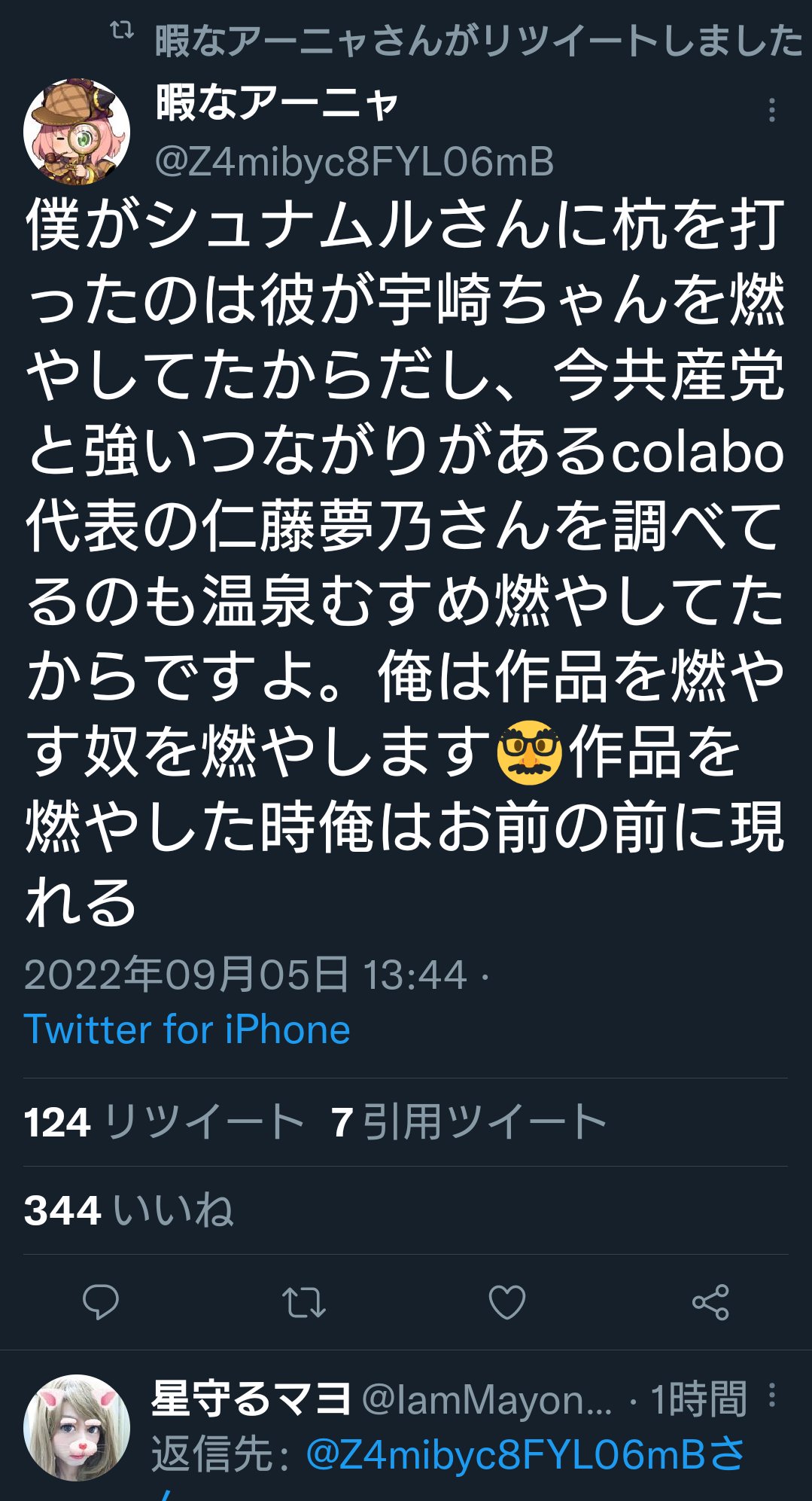 himaanya KANSATSU on Twitter: "@Z4mibyc8FYL06mB シュナムルさん、仁藤さん @colabo_yumeno が攻撃対象になった理由と 暇空茜 ...