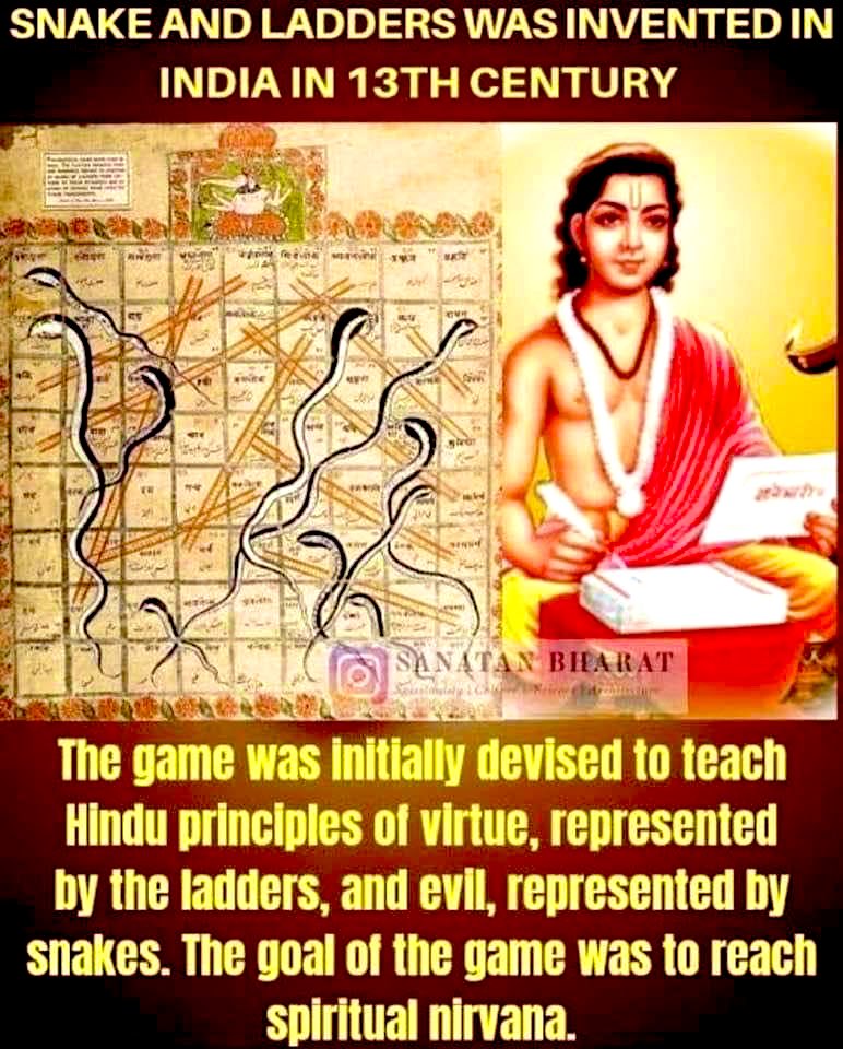 Did you know? #Thread It’s believed the Snake & Ladder Game in ancient ...