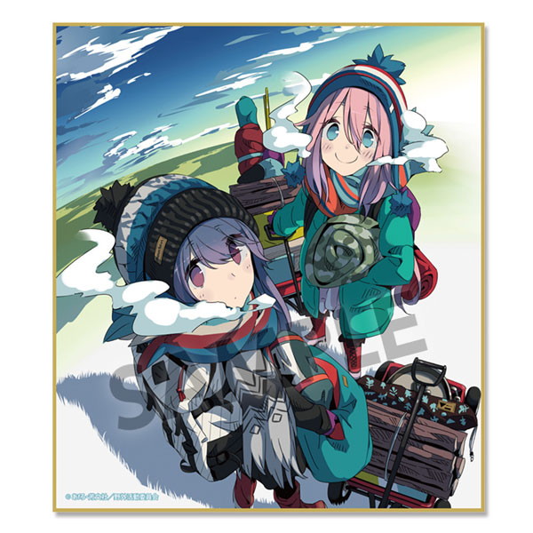AmiAmi English on Twitter: "🏕️Pre-order open!!🏕️ Yuru Camp Trading Mini Shikishi Original ...