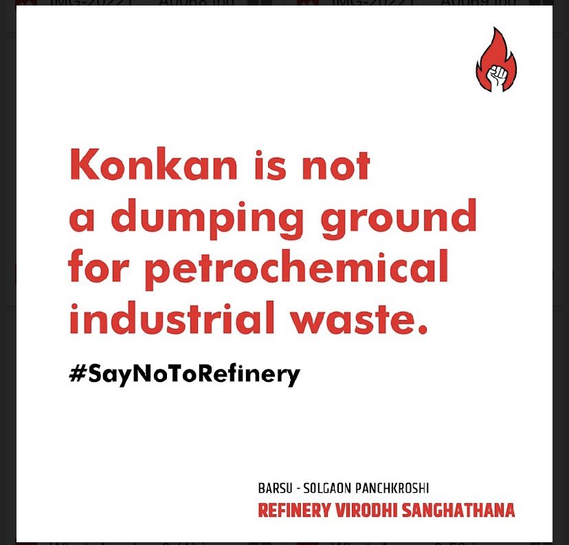 NAPM India on Twitter: "Climate change is real &climate change is here. The refinery project is ...