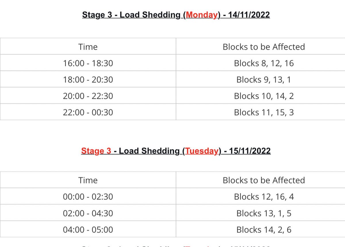CityPowerJhb On Twitter Loadshedding STAGE 3 Schedule NN citypowerjhb-on-twitter-loadshedding-stage-3-schedule-nn