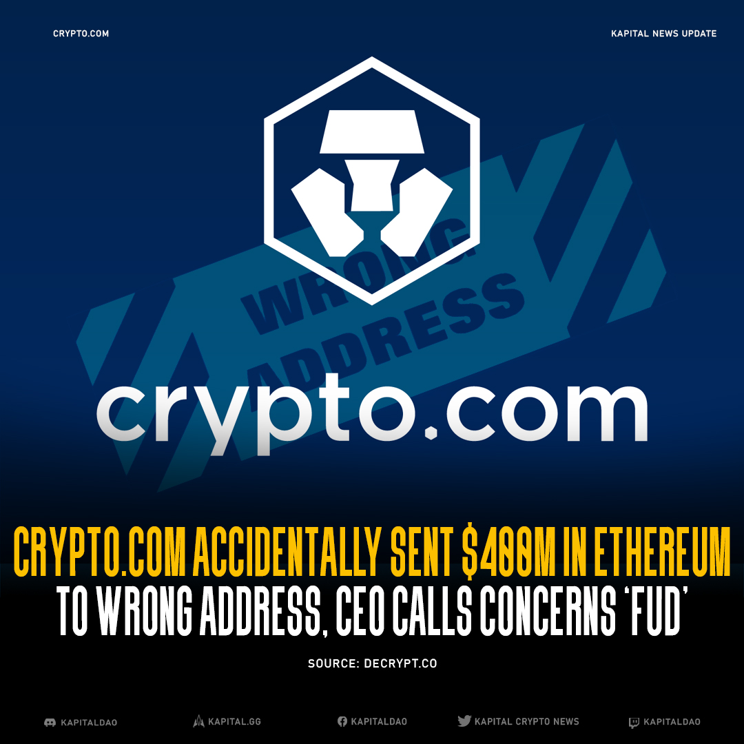 Kapital Crypto News on Twitter: "Customers of @cryptocom are worried after CEO Kris Marszalek ...