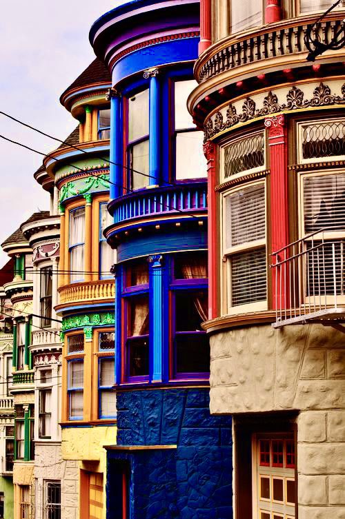 Because a colourful world is more beautiful… From the bright buildings ...