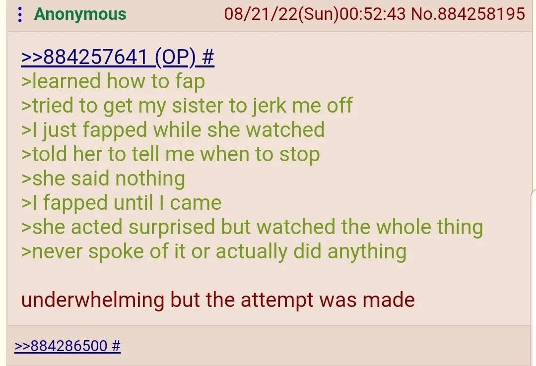 4CHAN GREENTEXTS on Twitter: "@OrwellNGoode https://t.co/8kMywZbrKA" / Twitter