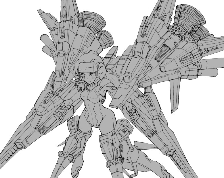 「Skeb No.34 girl WIP キャラクター3面図 」an-chang@Skeb(Commission)の漫画