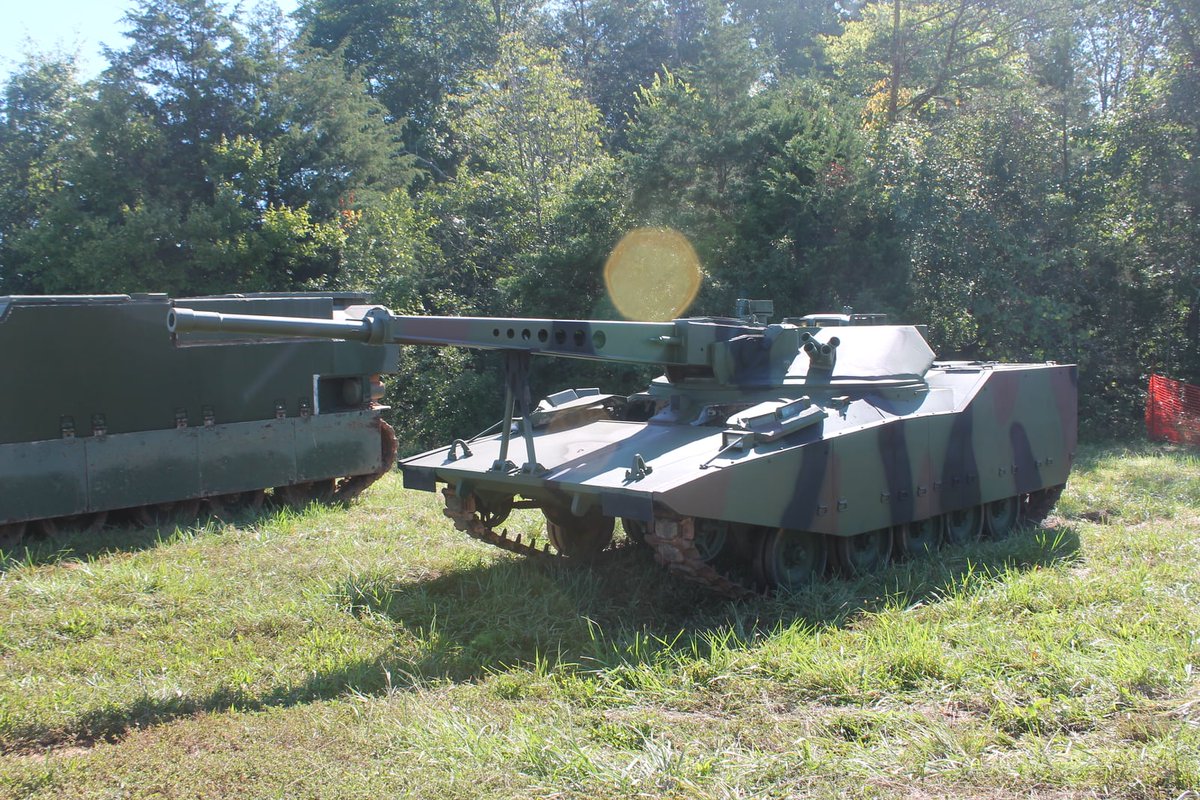 AAI Corp's Rapid Deployment Force (RDF)/Light Tank (LT) prototype shown ...