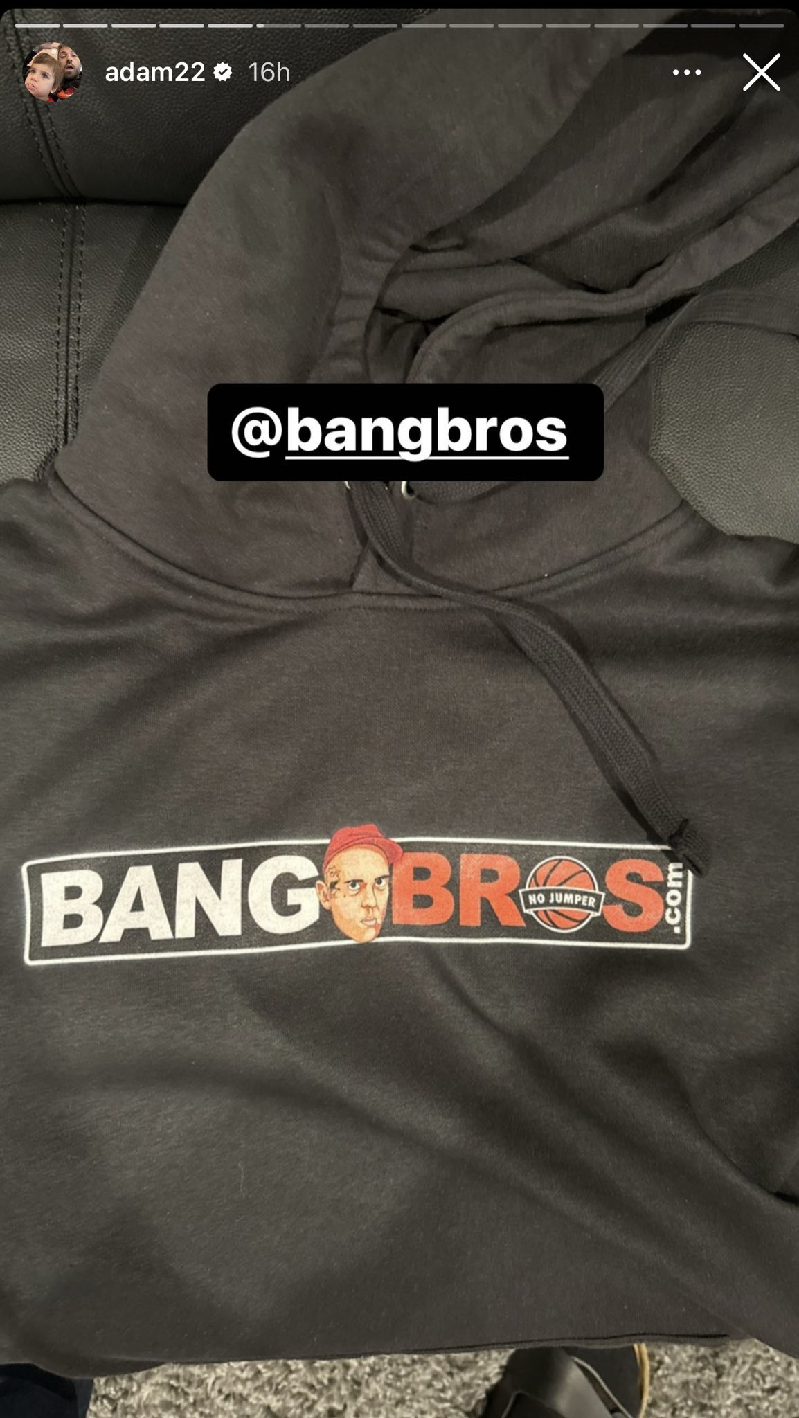 TW Pornstars - 1 pic. BANG BROS. Twitter. Custom Bang Bros X No Jumper hoodie for @adam22 😈🔥 💫 ...