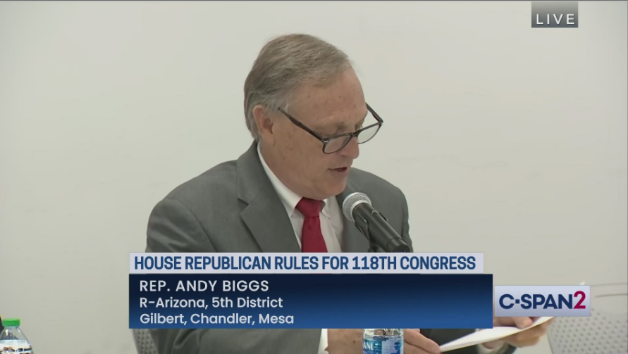 CSPAN on Twitter: "LIVE now on C-SPAN2: @RepAndyBiggsAZ Forum on House GOP Conference Rules for ...