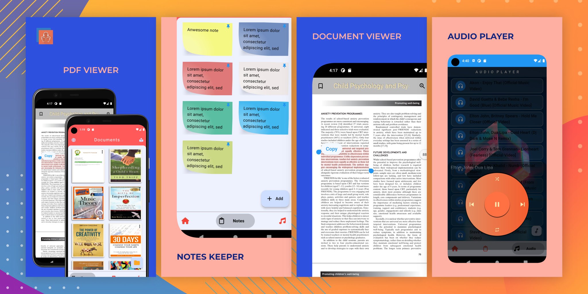 leo on Twitter: "Odeapp (All in one) = Pdf, Sticky note, Audio player Save your storage space by ...