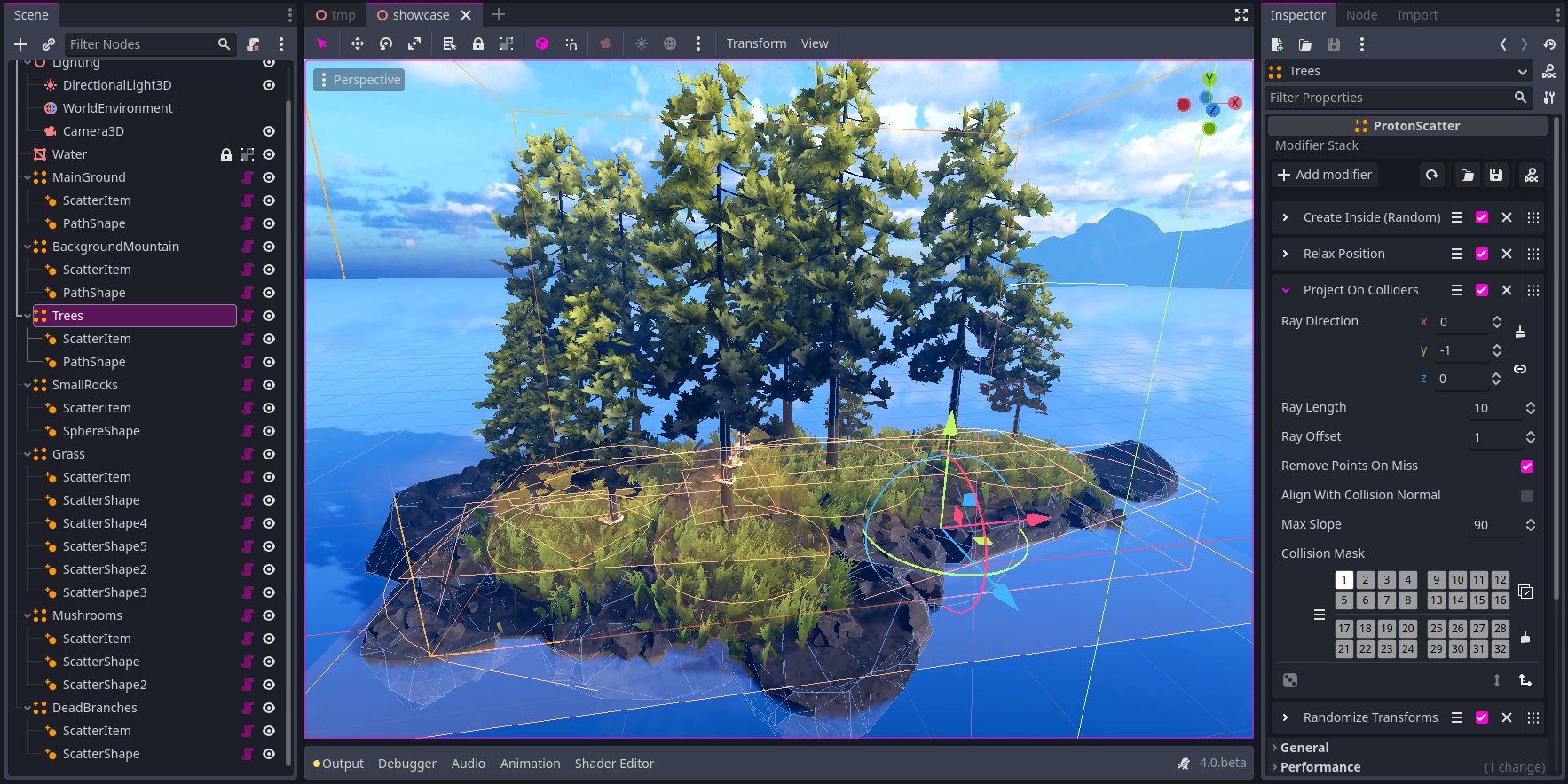 HungryProton on Twitter: "It gets a bit messy in the editor with so many scatter shapes in the ...