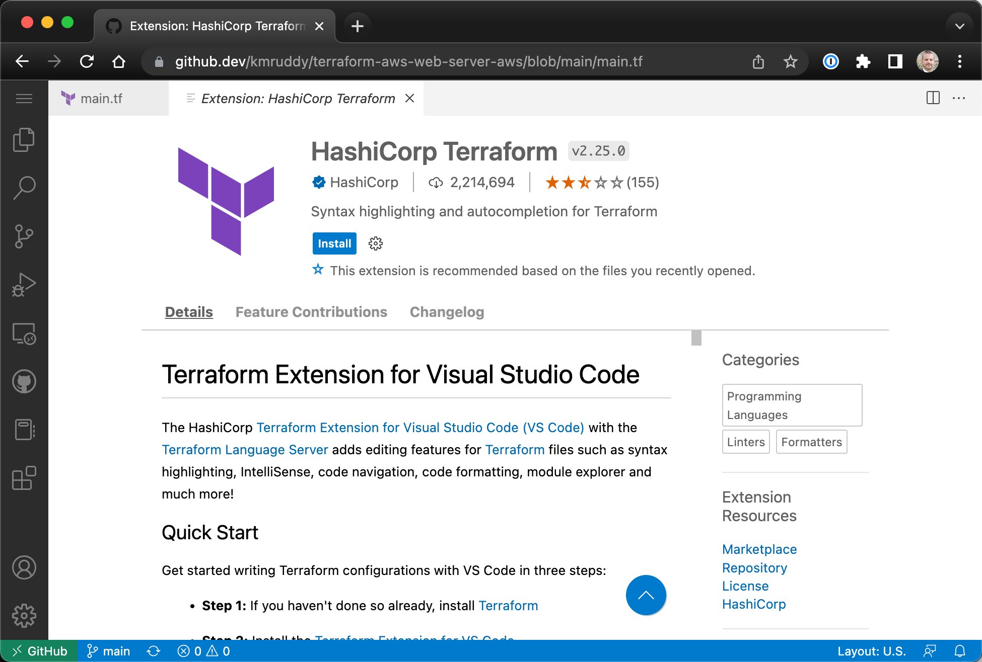 Visual Studio Code on Twitter: "RT @kmruddy: The new #HashiCorp #Terraform extension for #VSCode ...