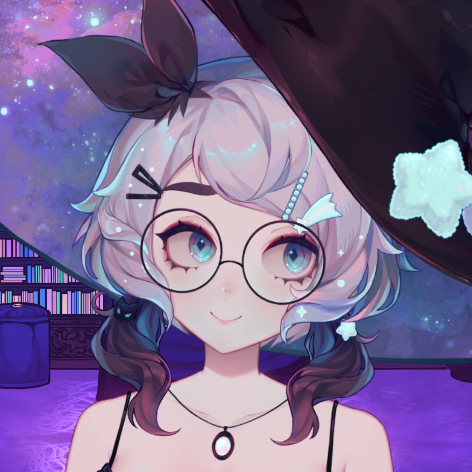 「I'm determinedI'm readyI'm gonna use all」|Alphena 🌌 Void Witch VTuberのイラスト