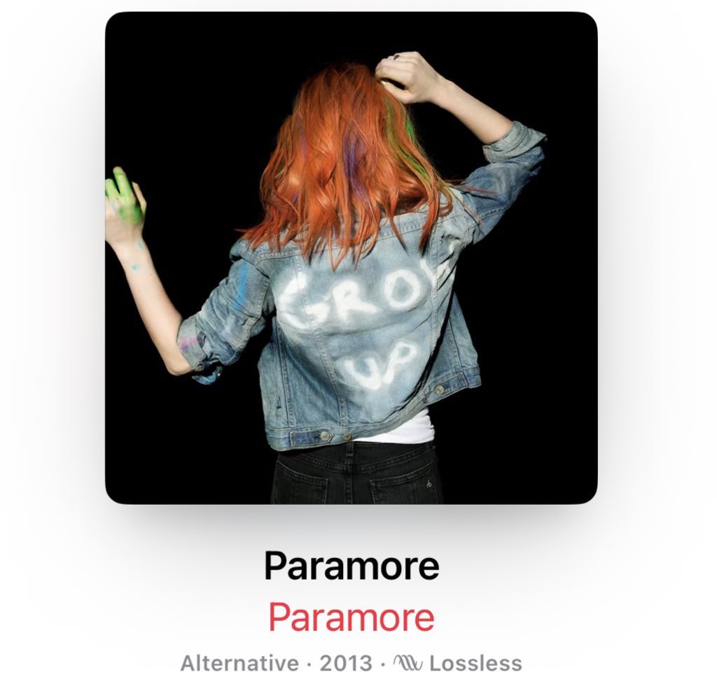 Paramore Counter on Twitter: "RT @YELYAHG00N: the new, revamped paramore album cover"