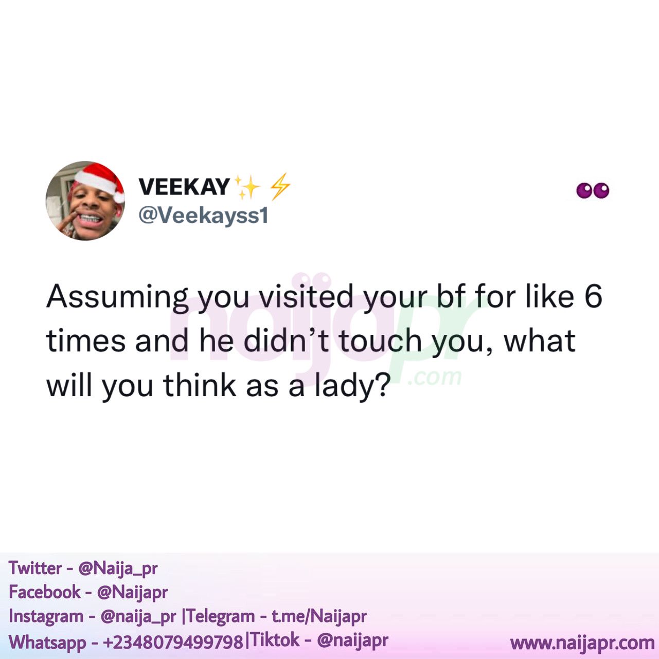 xxapple_e on Twitter: "@MafyTunez @cruiselegend01 @queenlopes @Naija_PR Get a life" / Twitter