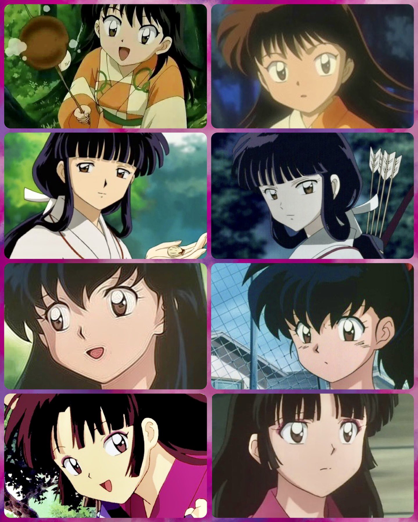 Kikyo And Kagome And Sango