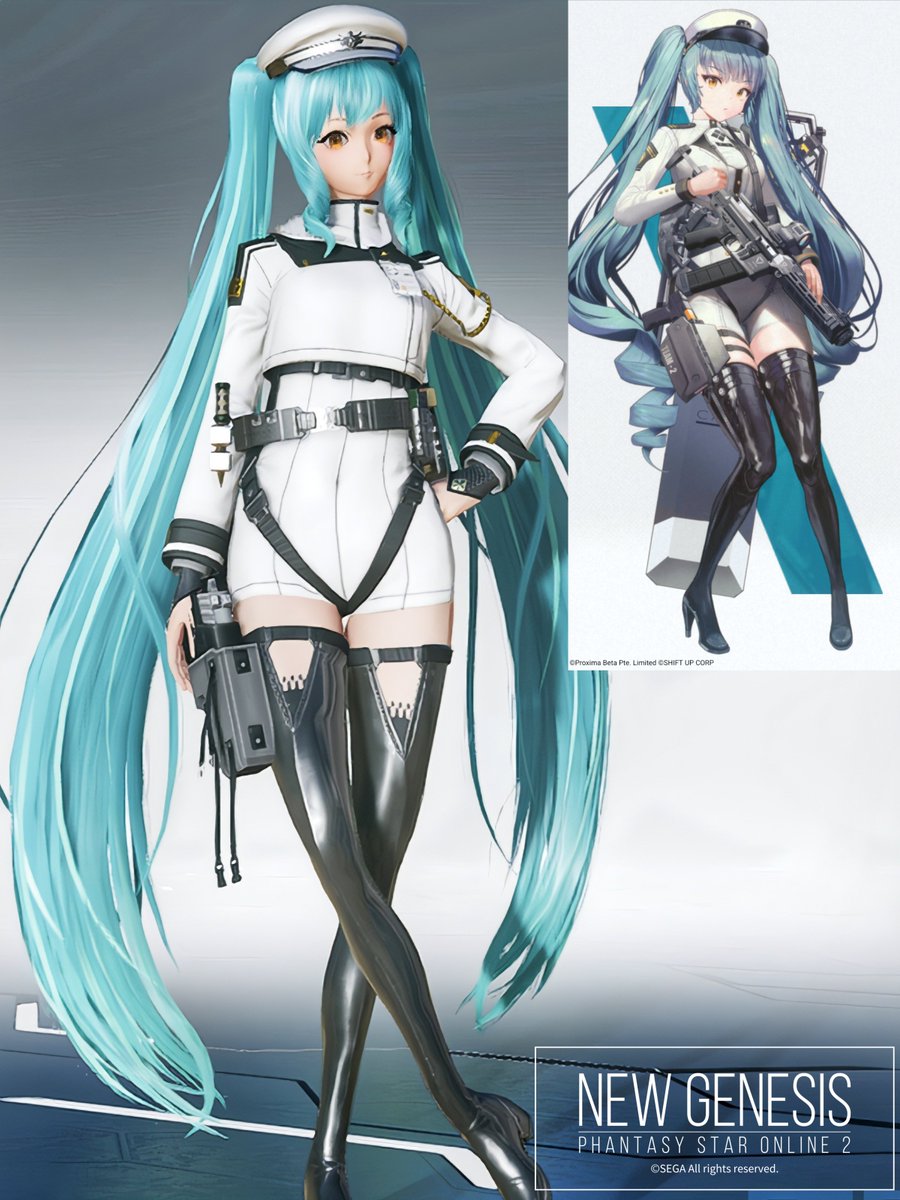 Alisa Landeel on Twitter: "#PSO2NGS #PSO2NGS_SS #メンテの日なのでssを貼る #再現キャラの隣に元ネタ #ma7ロゴ #NIKKE #メガニケ ...