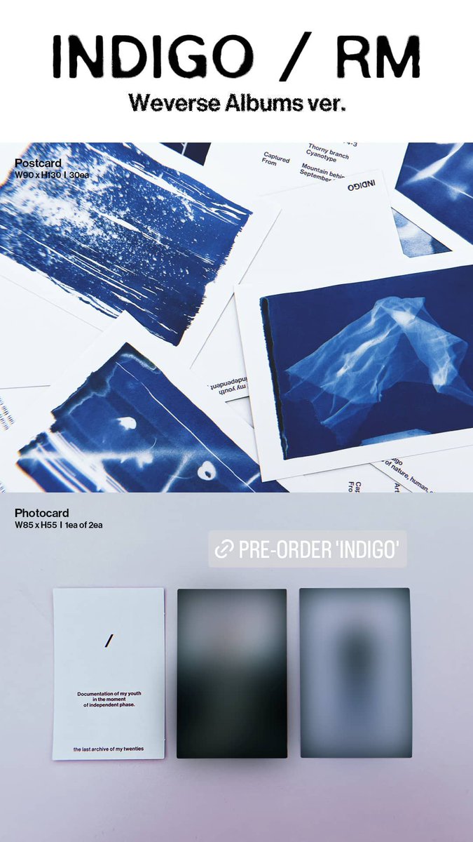 RMCharts⁷ 💙 on Twitter: "Pre-Order 'Indigo'"