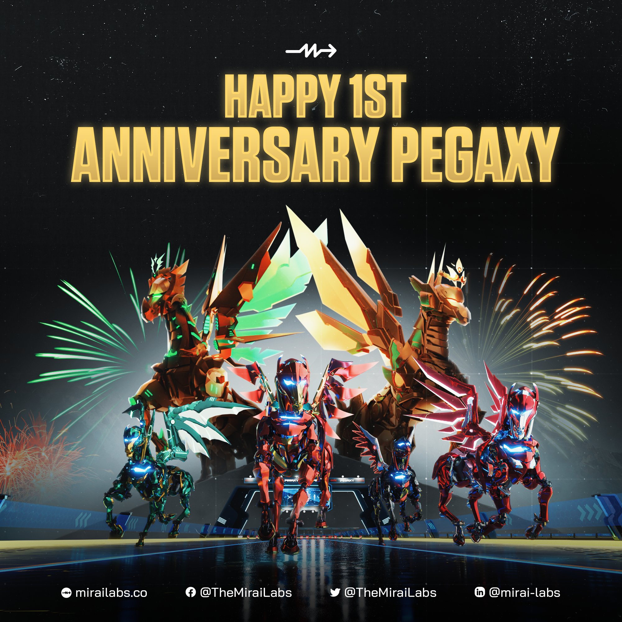 Mirai Labs on Twitter: "Today marks the First Anniversary of Pegaxy! 🧡 Pegaxy is the first game ...