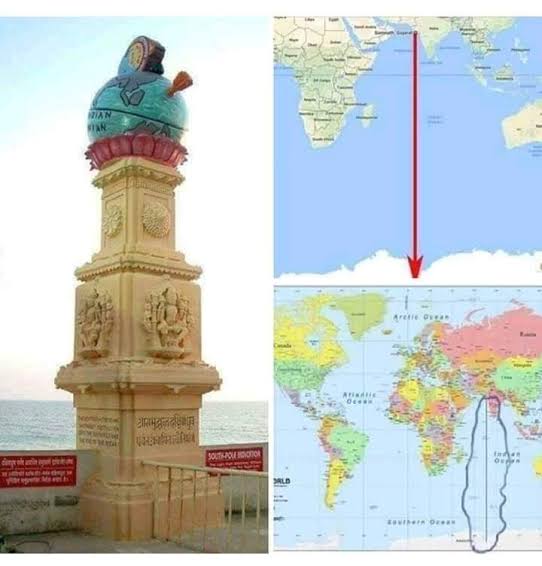 Baan Stambh (Arrow Pillar) Somnath Jyotirlinga, Gujarat🕉️ ️ The Baan ...