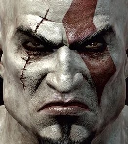 Kratos Angry Face