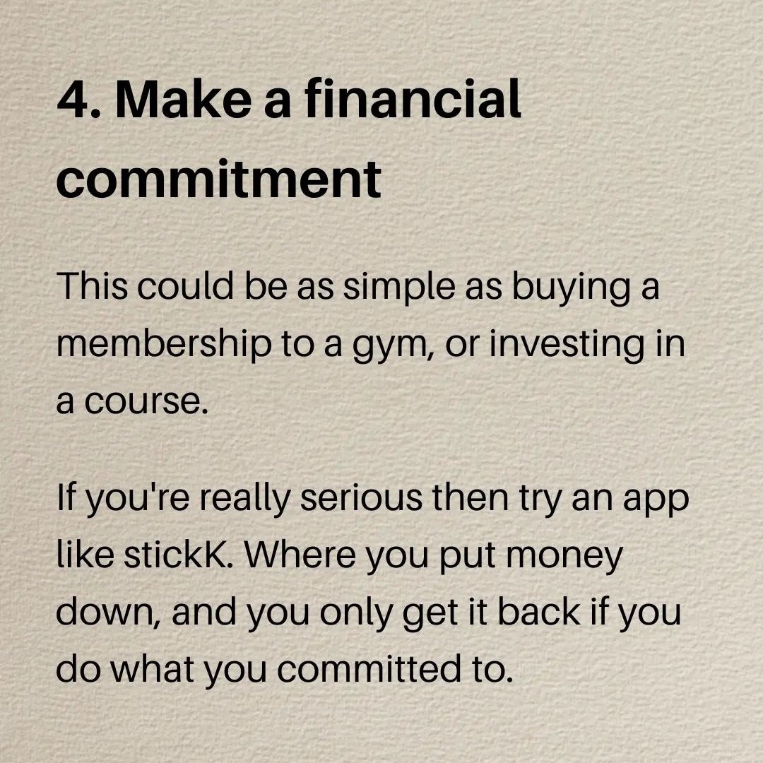 How to actually stick to your goals: //Thread// - Thread from Power ...