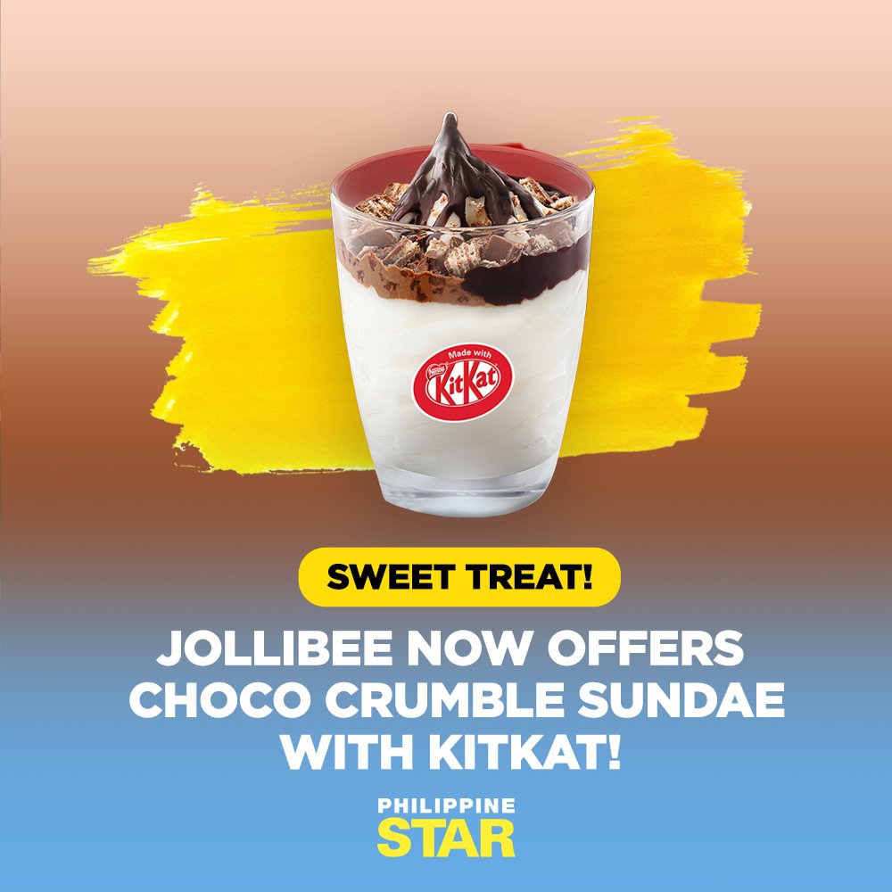 Jollibee Sundae New Lotus Sundae Now Available In Jollibee