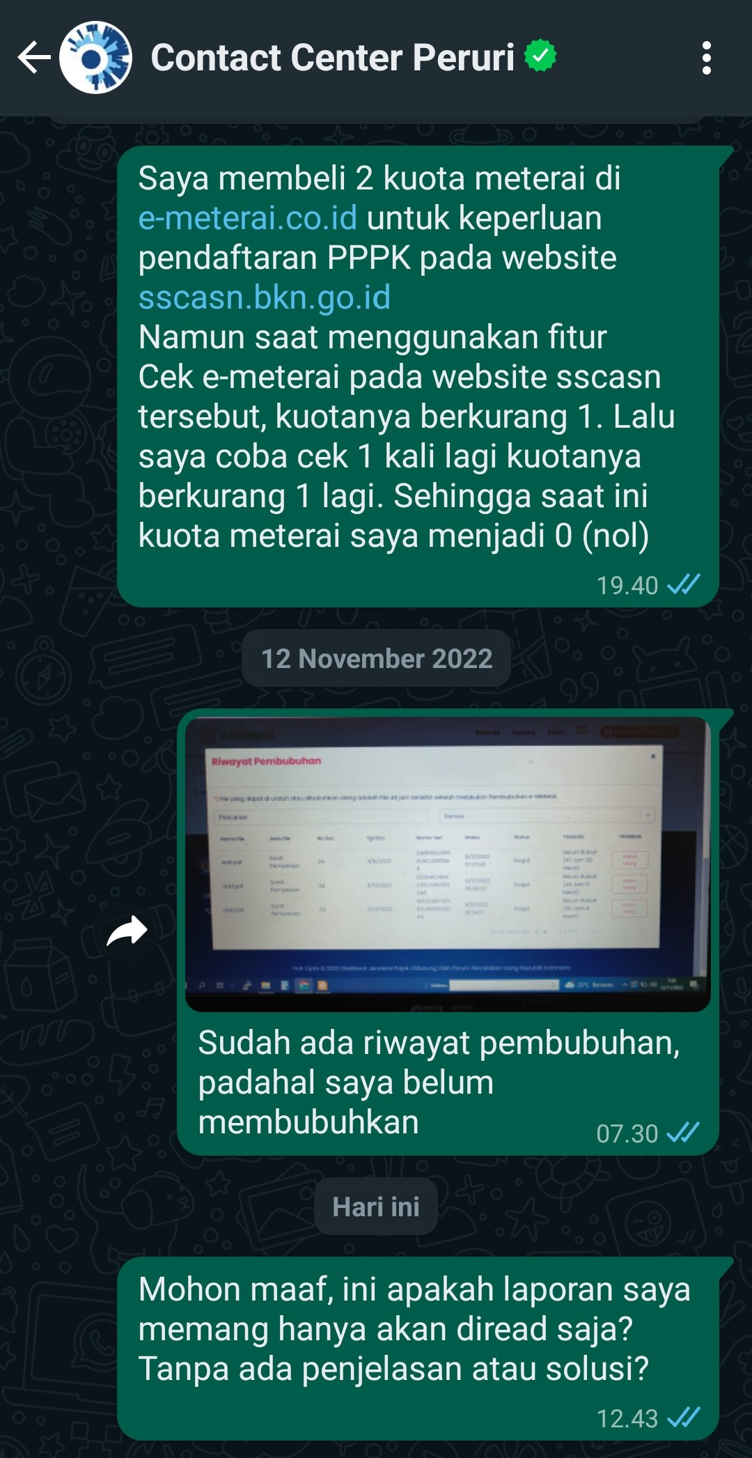 Perum Percetakan Uang RI (Peruri) on Twitter: "@putrasantari Pagi, Kak. Mohon maaf atas ...