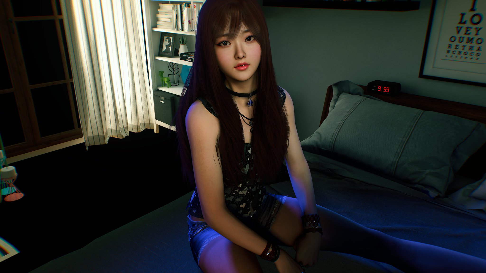 MonsterShinkai on Twitter: "Just some screen shots. I've been enjoying the blue light setup but ...